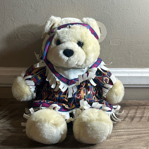 Dan Dee | Toys | Dan Dee Teddy Bear In Indian Native American Costume ...